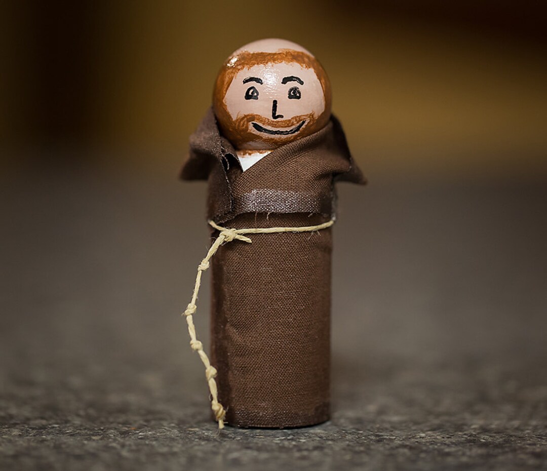 St. Francis of Assisi Peg Doll - Etsy