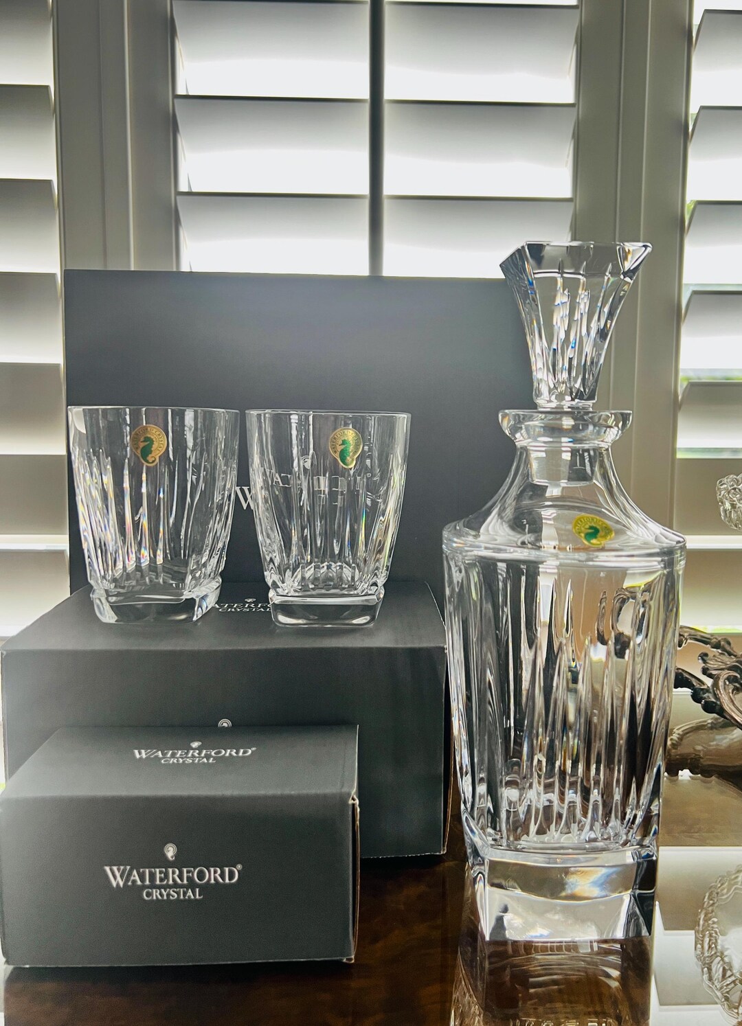 Waterford Crystal Clarion Spirit Decanter - Taller Size at 11 5/8" Tall ...