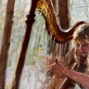 Original Oil on Board by STACY BARTER Florida Artist 17 1/8 X 13 1/4 ...