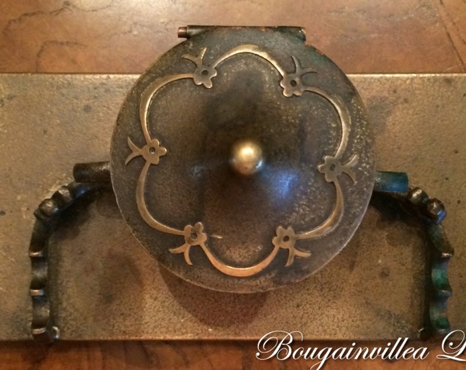 Bronze Pen/inkwell Desk Set by 'silvercrest' W/ Neoclassical Urn - Etsy