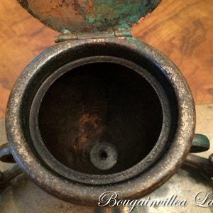 Bronze Pen/inkwell Desk Set by 'silvercrest' W/ - Etsy