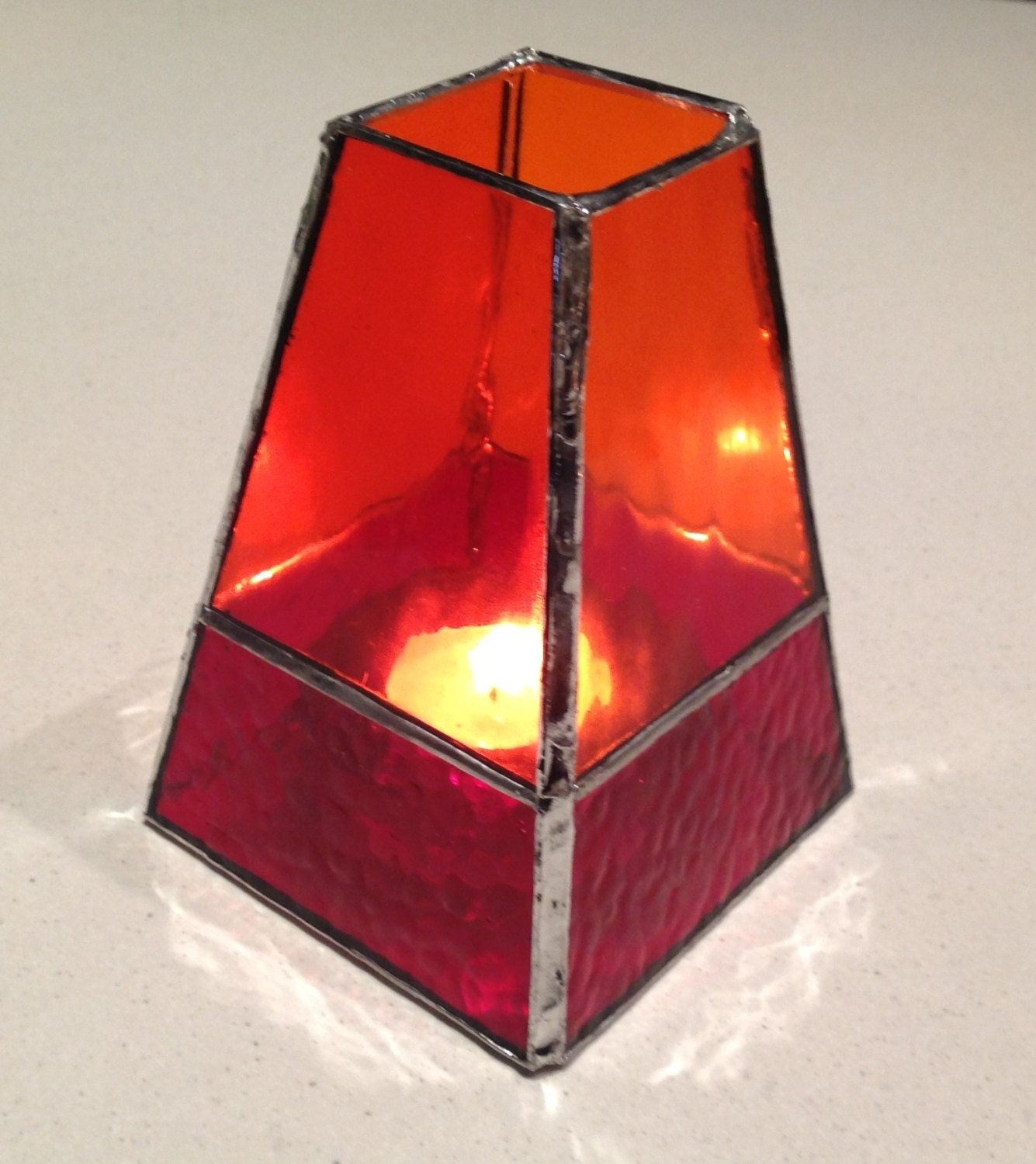 Plain Pyramid SMALL Candle Lantern - Etsy