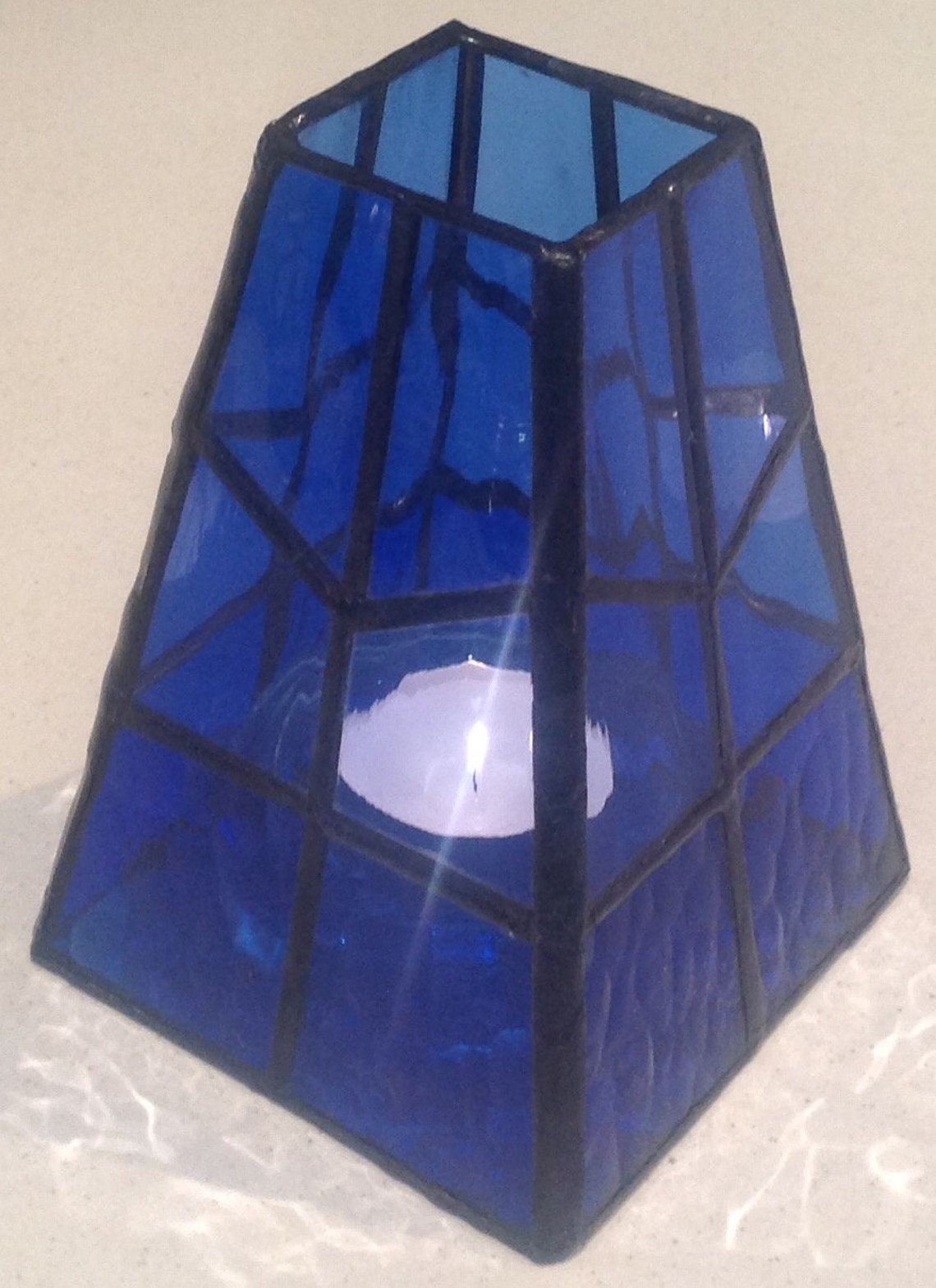 Chevron SMALL Candle Lantern in Art Deco Style - Etsy