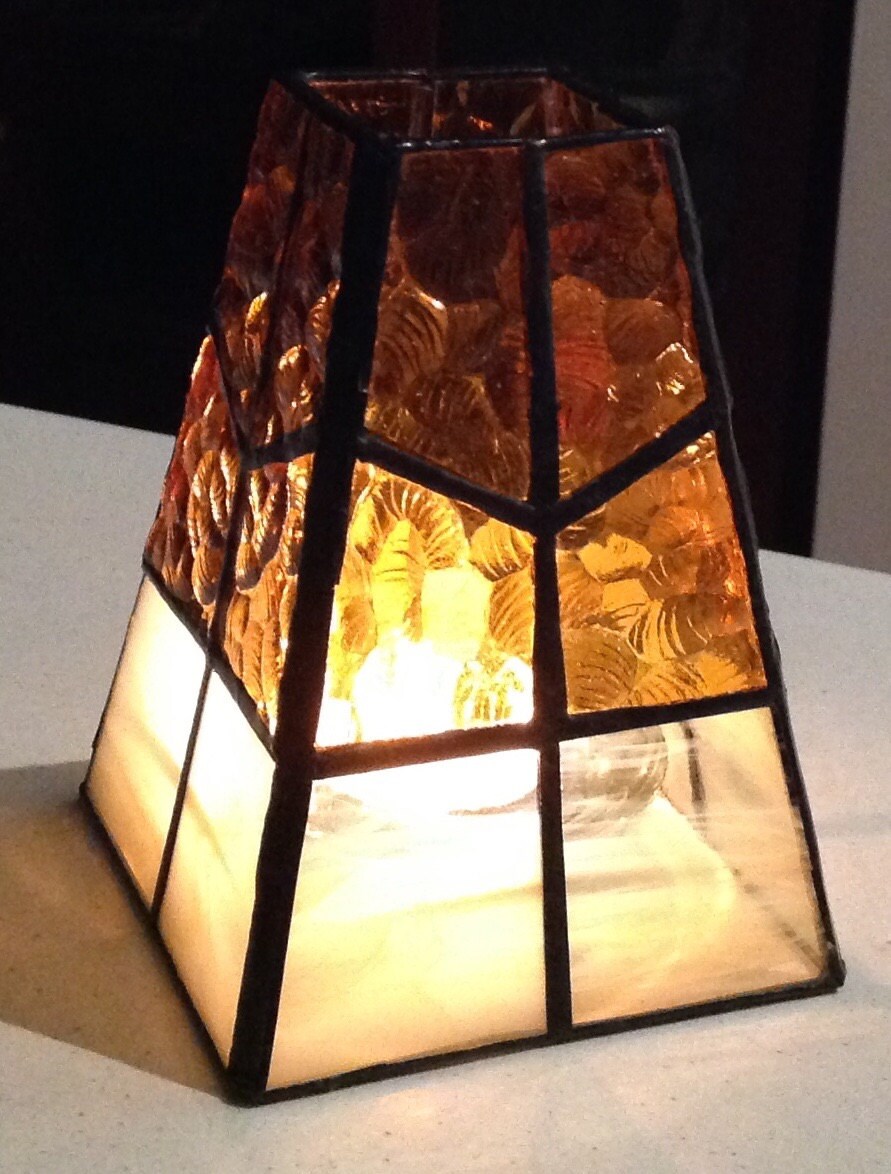 Chevron SMALL Candle Lantern in Art Deco Style - Etsy