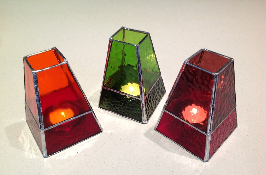 Plain Pyramid SMALL Candle Lantern - Etsy