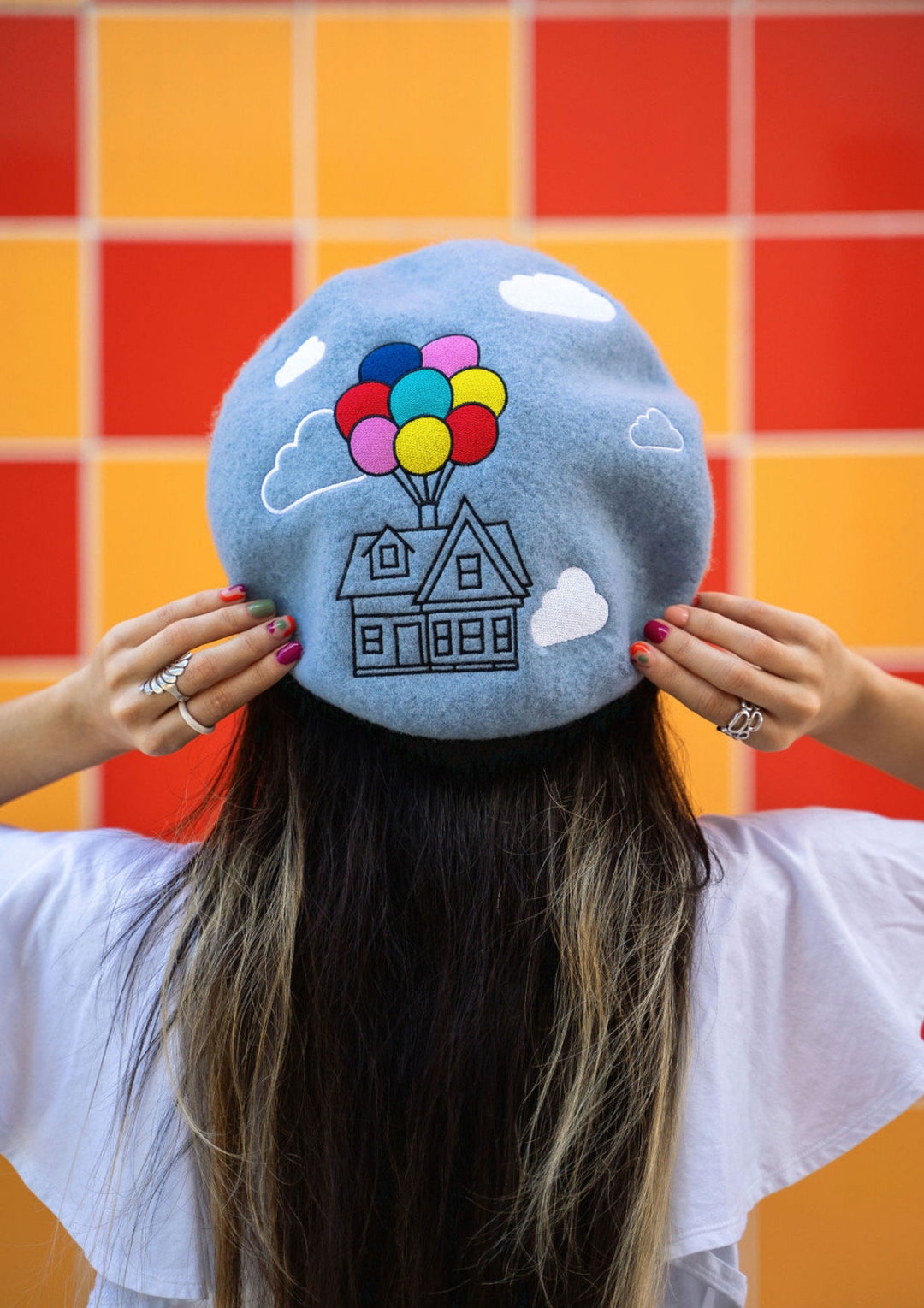 Up House Balloon Adventure is Out There Beret Kawaii Beret - Etsy