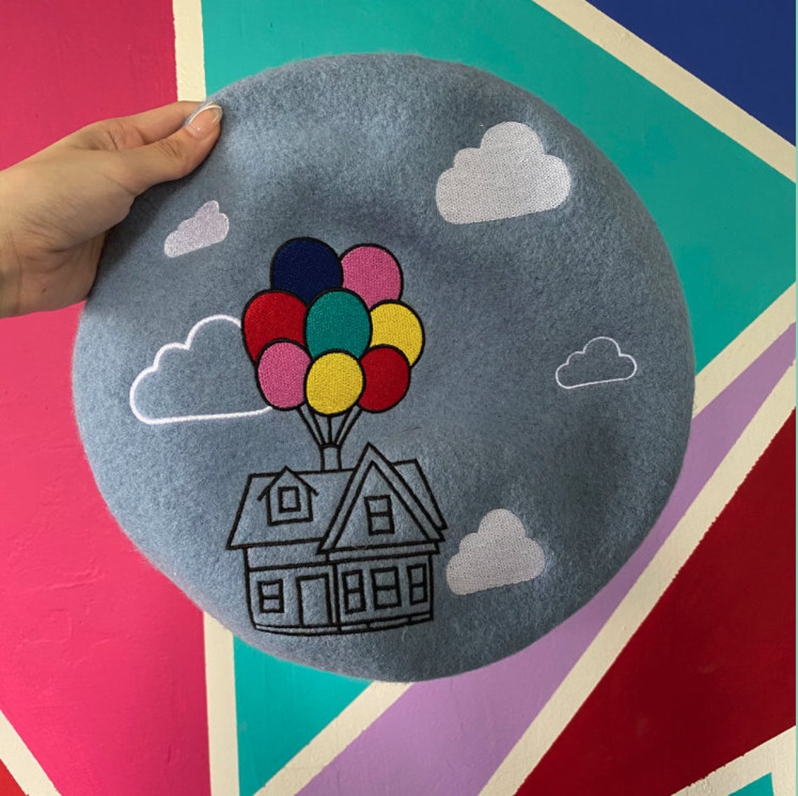 Up House Balloon Adventure is Out There Beret Kawaii Beret - Etsy