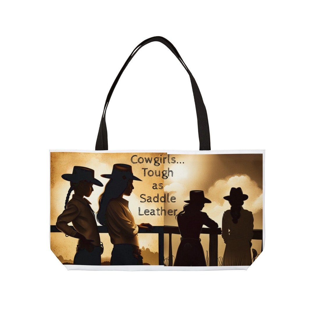 Cowgirl Weekend Tote Bag Cowgirls Travel Bag Western School Bag Tough ...