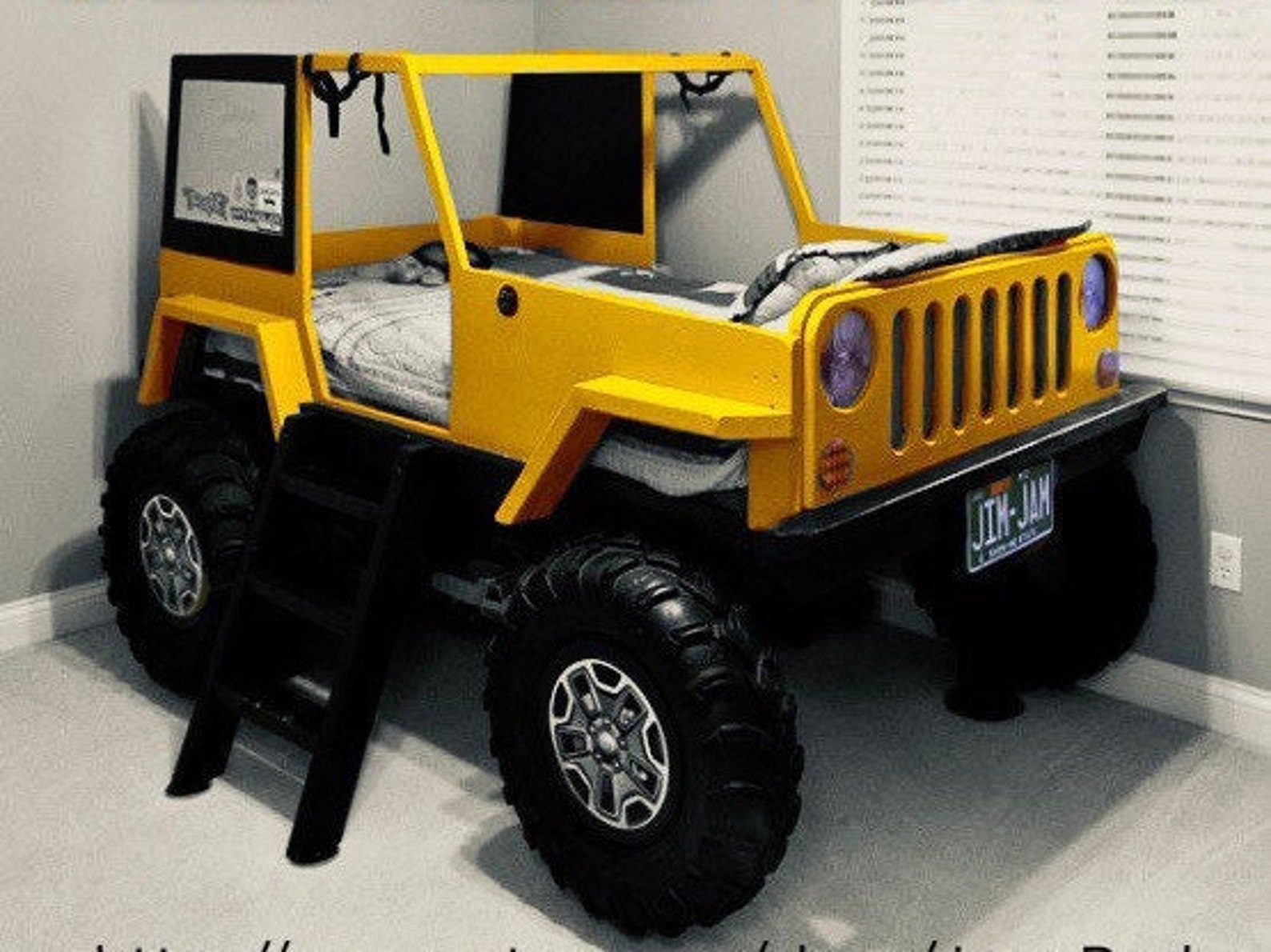 Bed Plans Twin Size Car Bed - Etsy