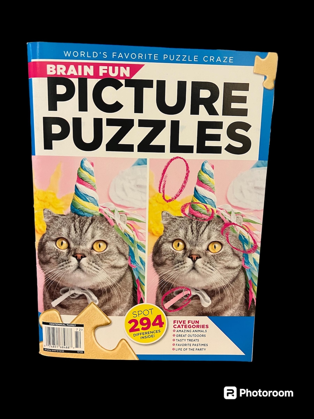 Brain Fun Picture Puzzles Magazine. - Etsy