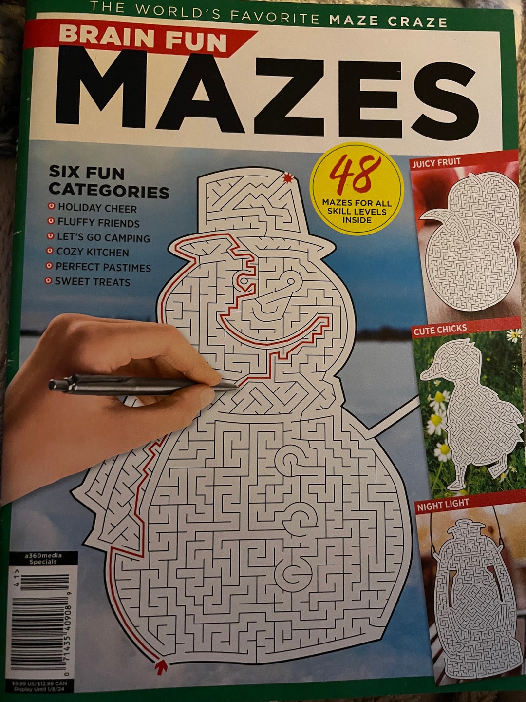 Brain Fun Mazes Magazine - Etsy