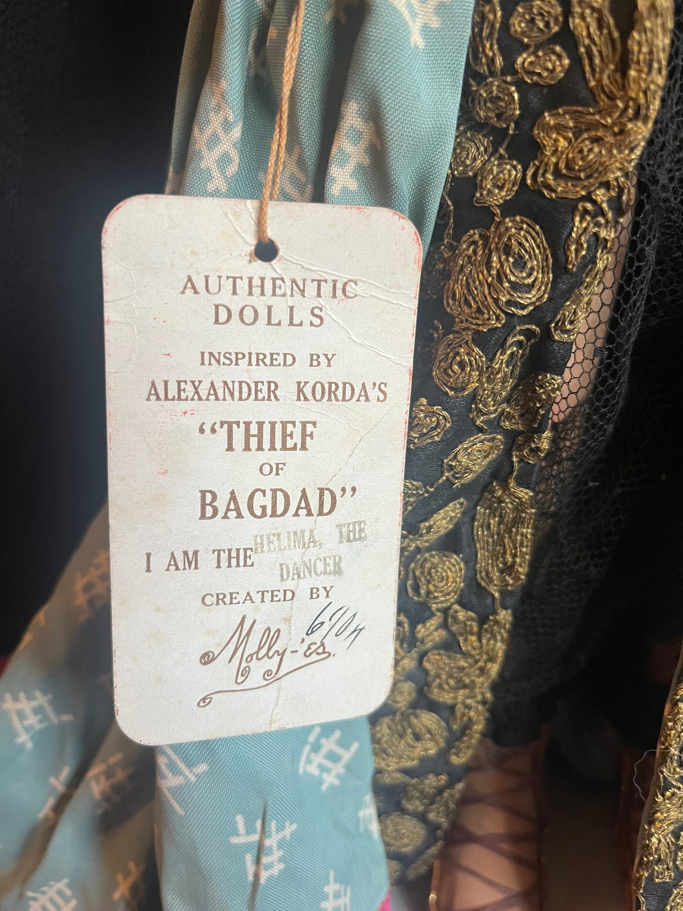 VERY RARE! HELIMA the Dancer From the 1940 Movie the Thief of Bagdad ...