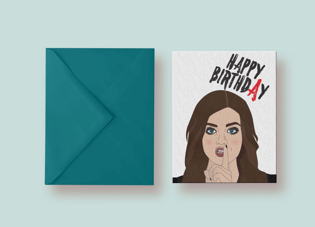 PDF Pretty Little Liars Printable Card Instant Download Card Blank ...