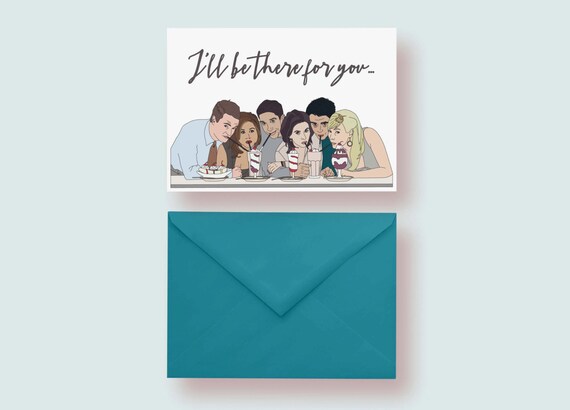 PDF Friends Printable Card Instant Download Card Blank Inside - Etsy