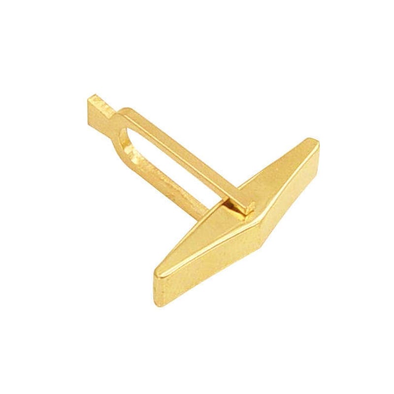 14k Solid Gold Cufflinks - Etsy