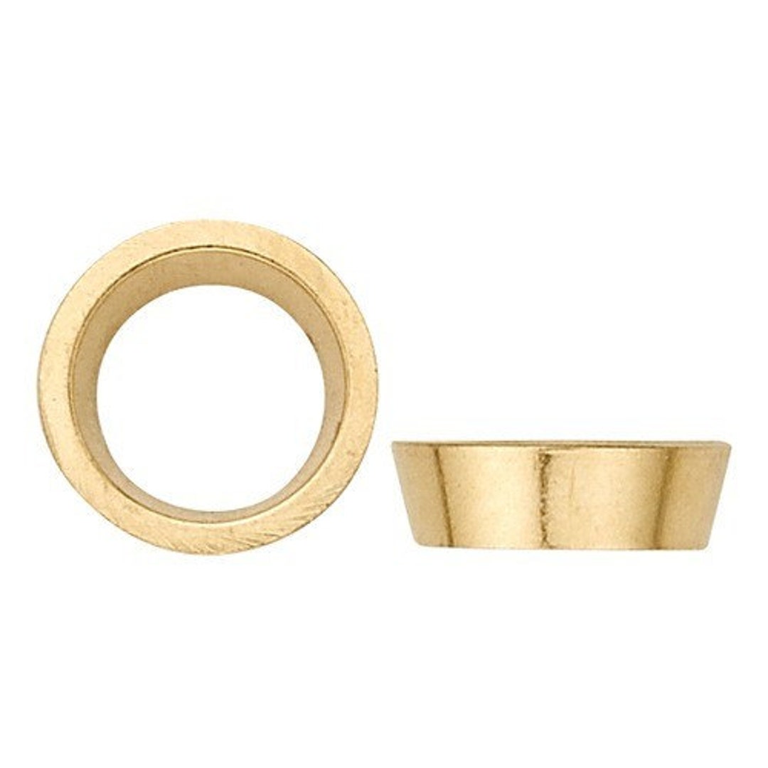 14K Gold Round Tapered Bezel Setting - Etsy