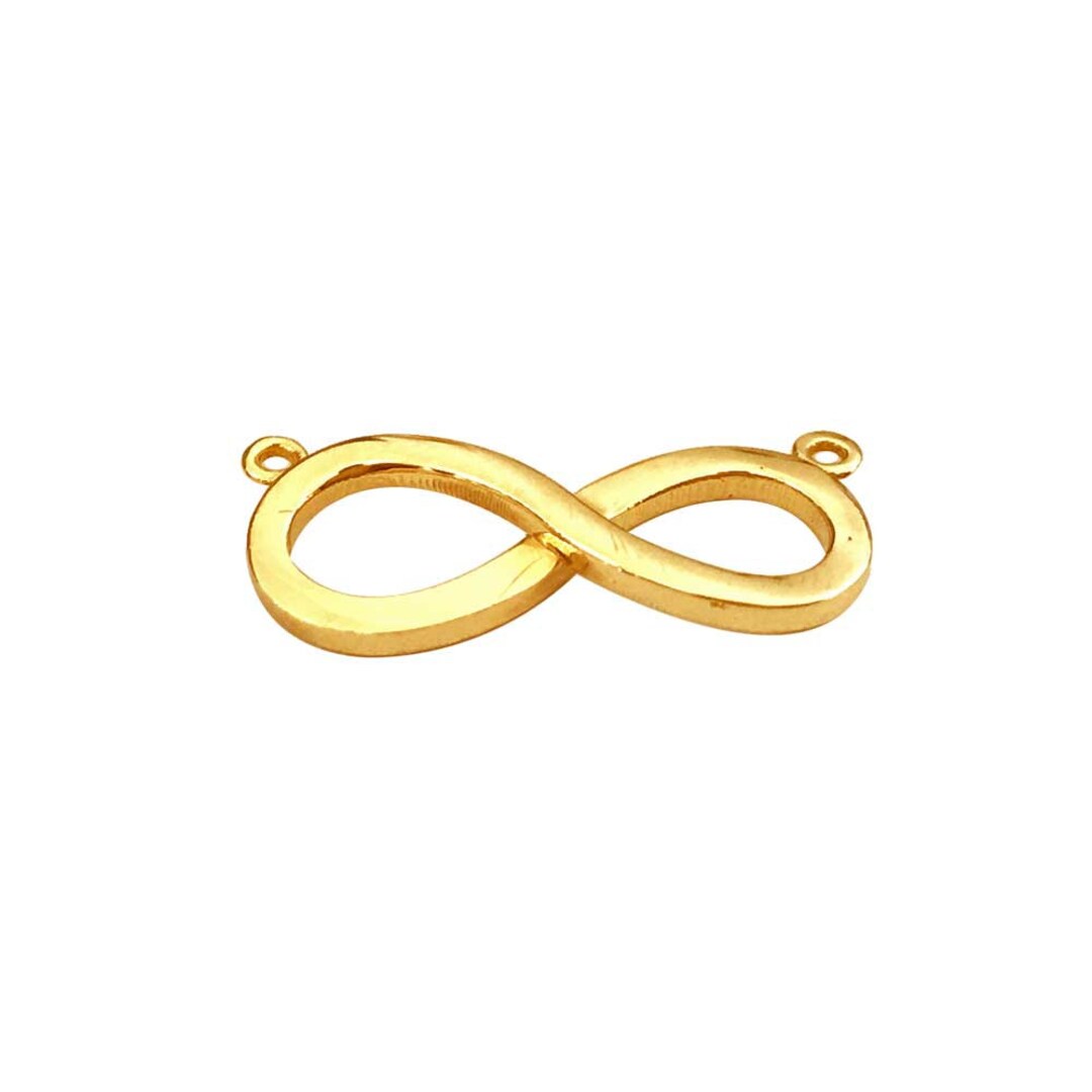 14K Gold Infinity Symbol Pendant Necklace - Etsy