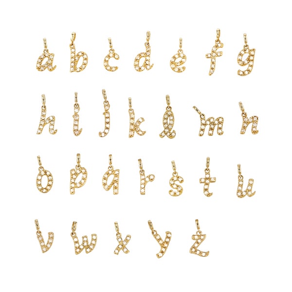 Initial Charm - Etsy