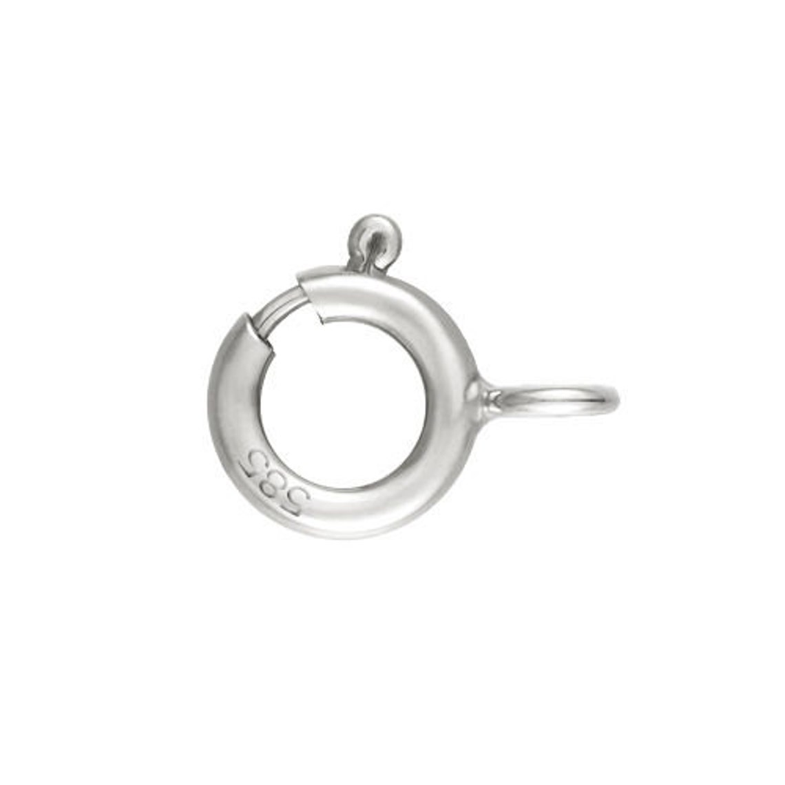 3pcs-14k Gold Spring Ring Clasp With Open Ring - Etsy