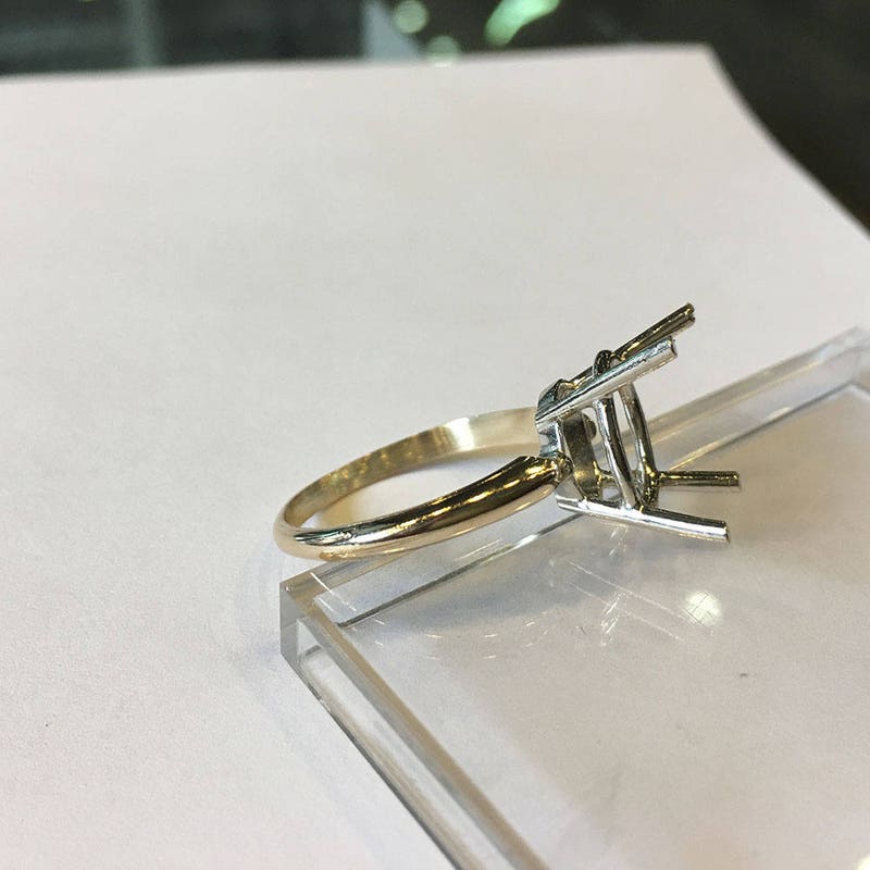 Solitaire Setting - Etsy