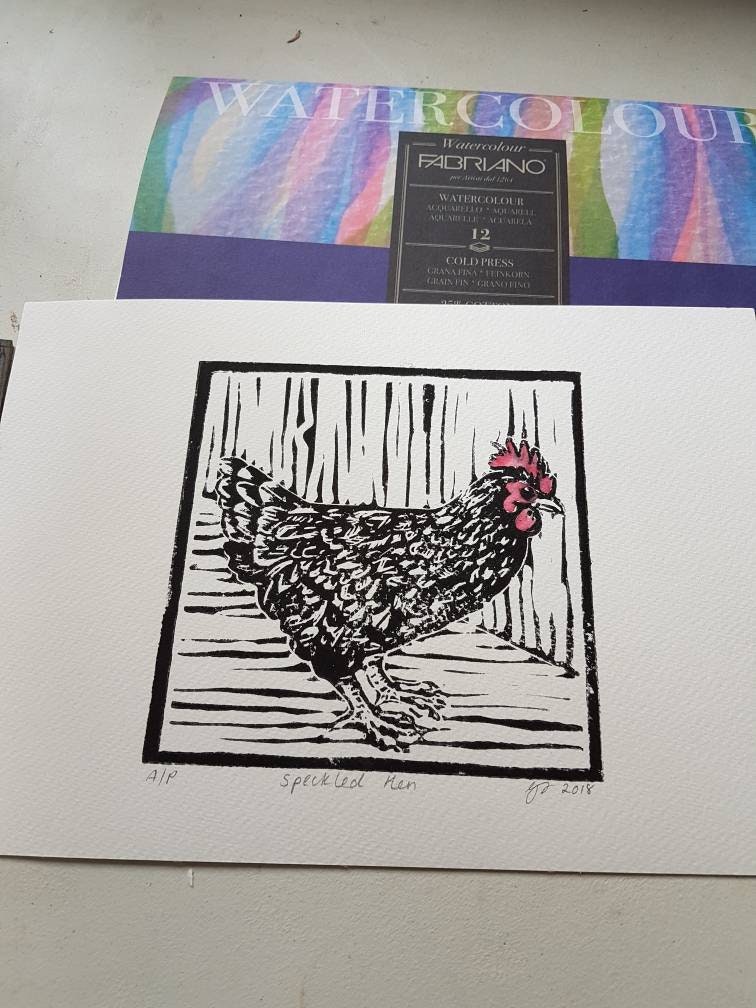 Hand Made Original Linocut Print - Etsy Australia