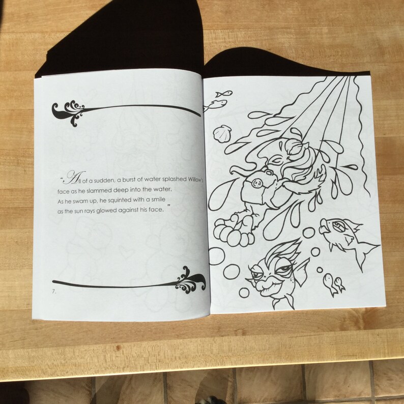 Children's story book coloring book for kids | Etsy