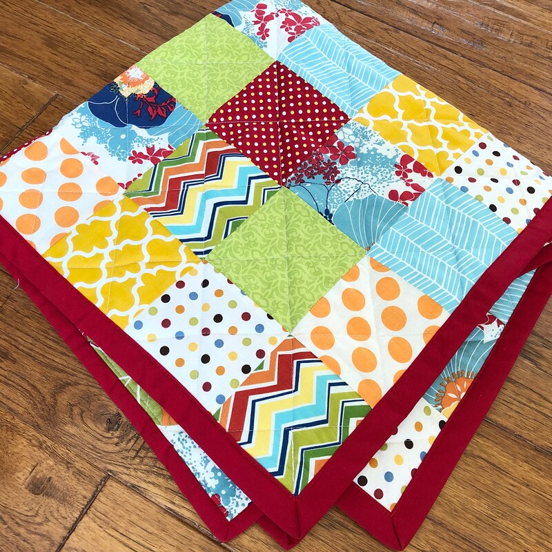 Primary Color Quilt - Etsy