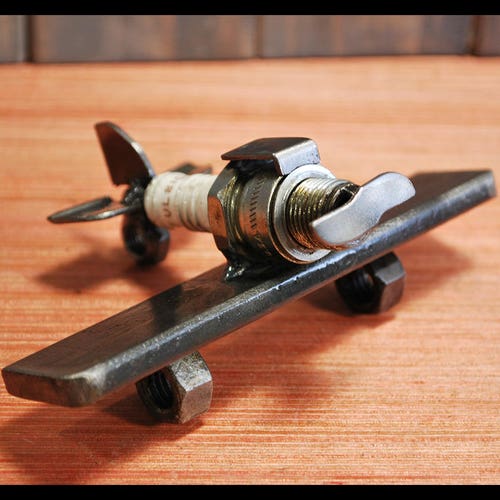 Vintage Spark Plug Keychain - Etsy