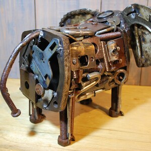 Scrap Metal Elephant - Etsy
