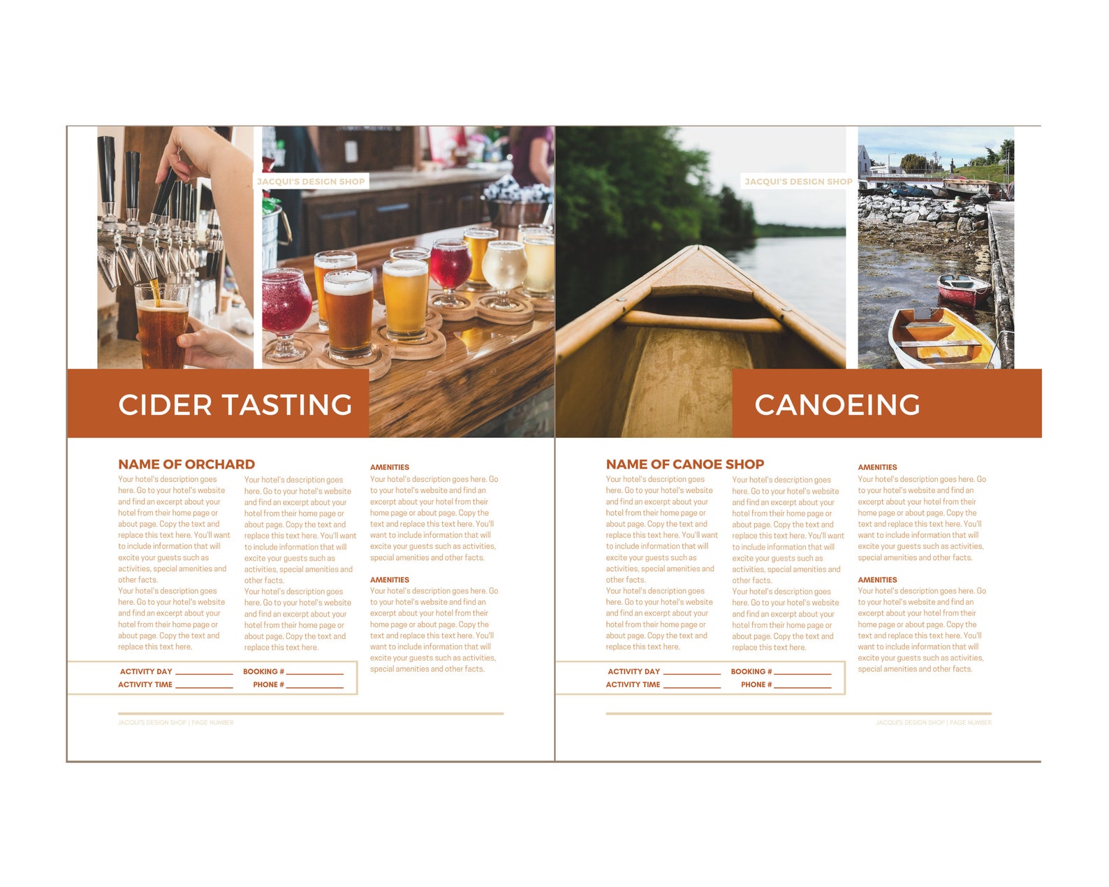 Custom Travel Itinerary Magazine, Custom Travel Planner, Custom Travel ...