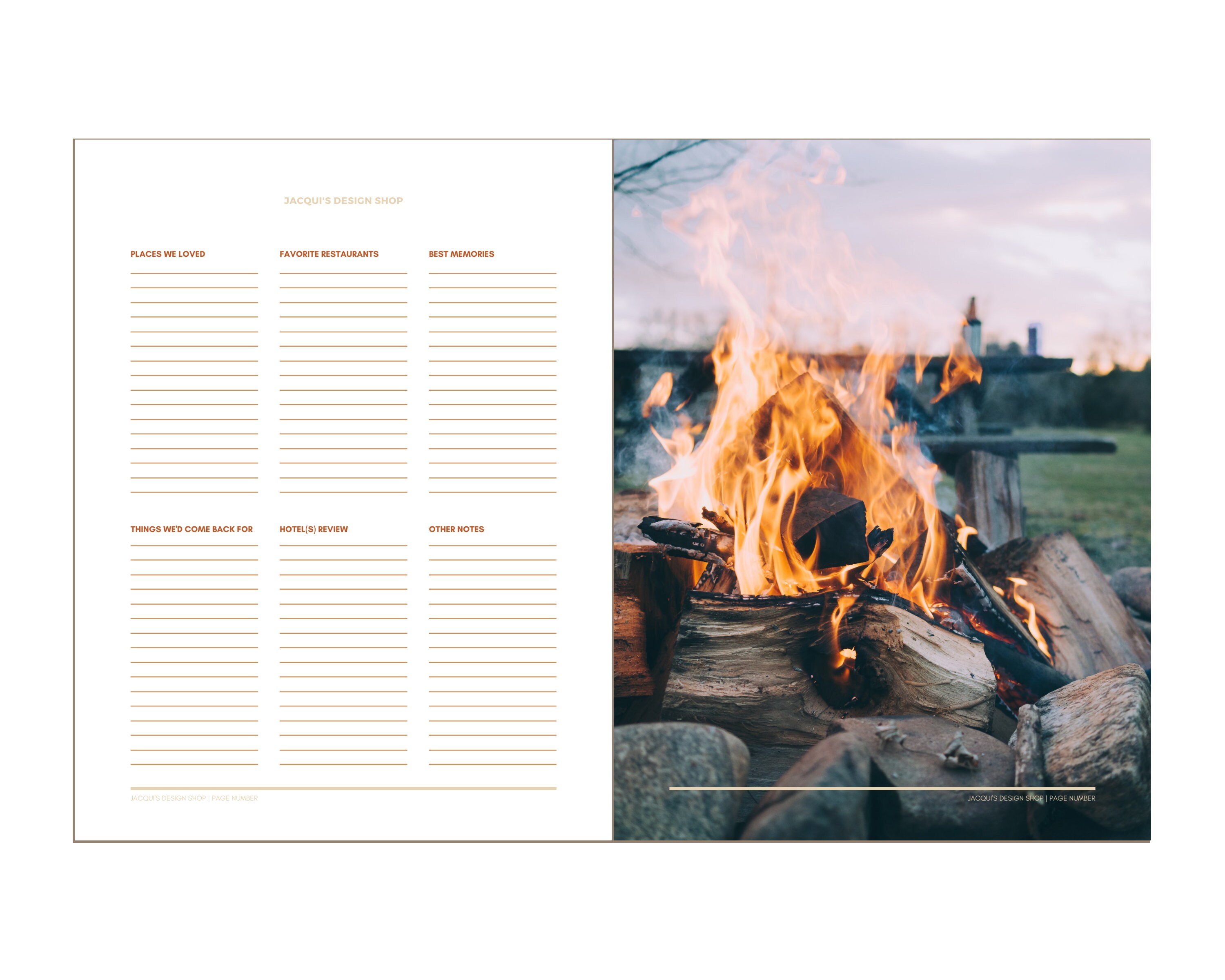 Custom Travel Itinerary Magazine, Custom Travel Planner, Custom Travel ...