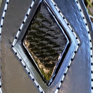 Black Cobra Diamond Winged Pattern Sling - Etsy