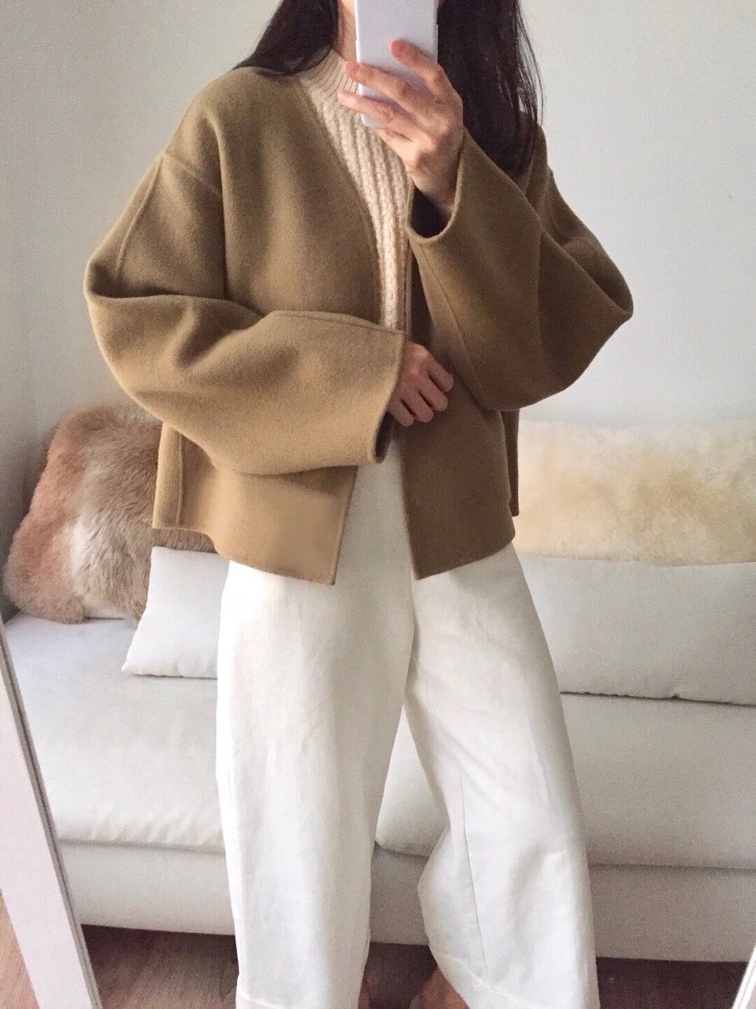 Jules Jacket-khaki Olive - Etsy