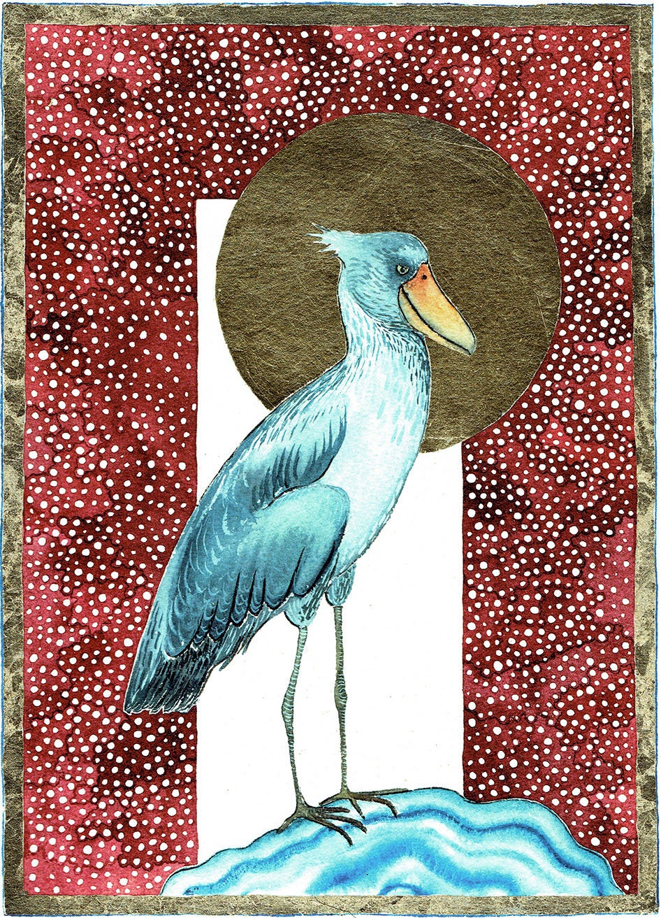 Shoebill Stork God - Etsy