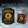 Vampire Blood Potion Label, Halloween Label, Witch Label, Vintage Label ...