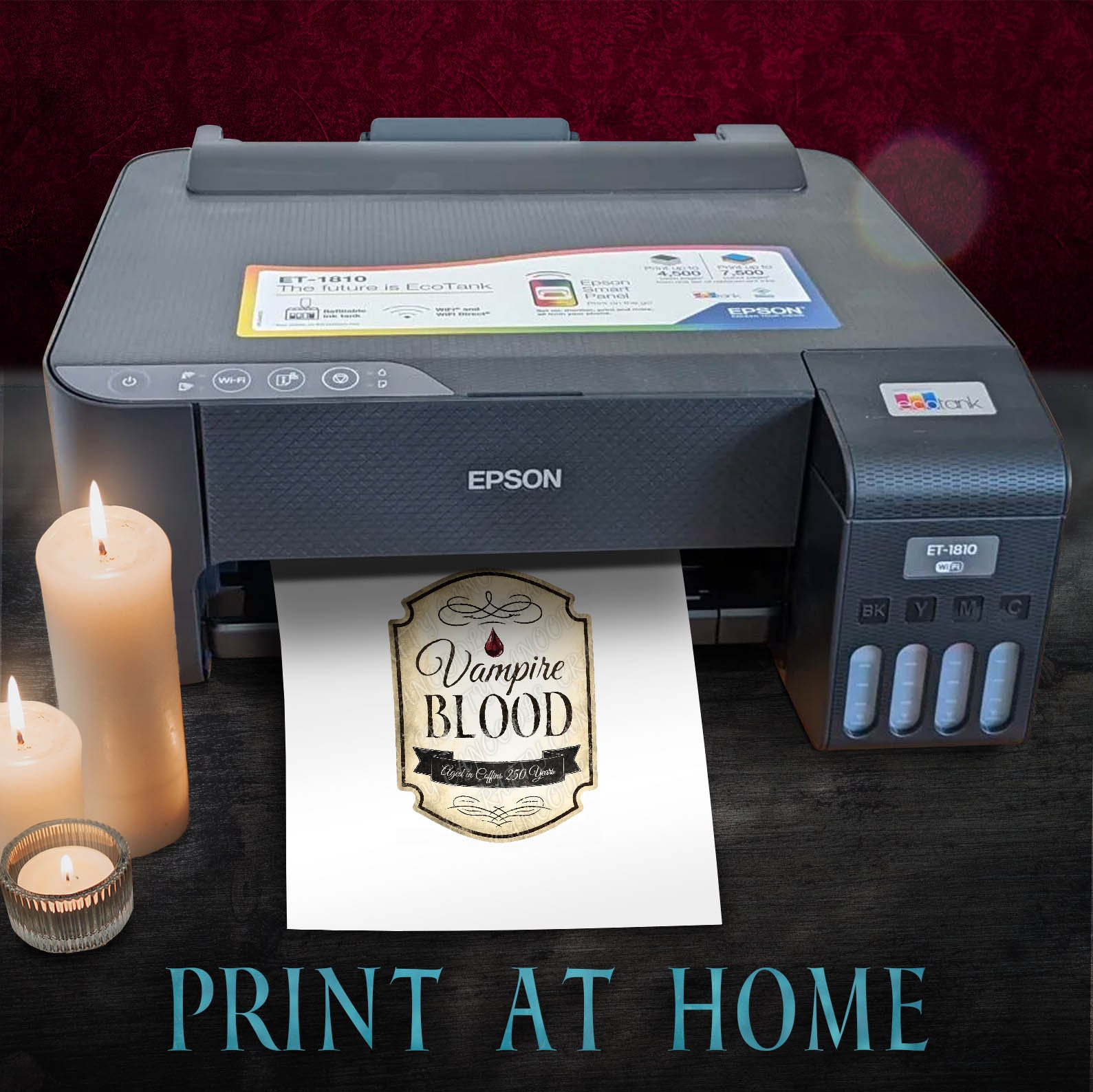 Vampire Blood Potion Label, Halloween Label, Witch Label, Vintage Label ...