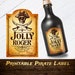 Pirate Label, Jolly Roger, Vintage Rum Label, Pirate Themed, Vintage ...
