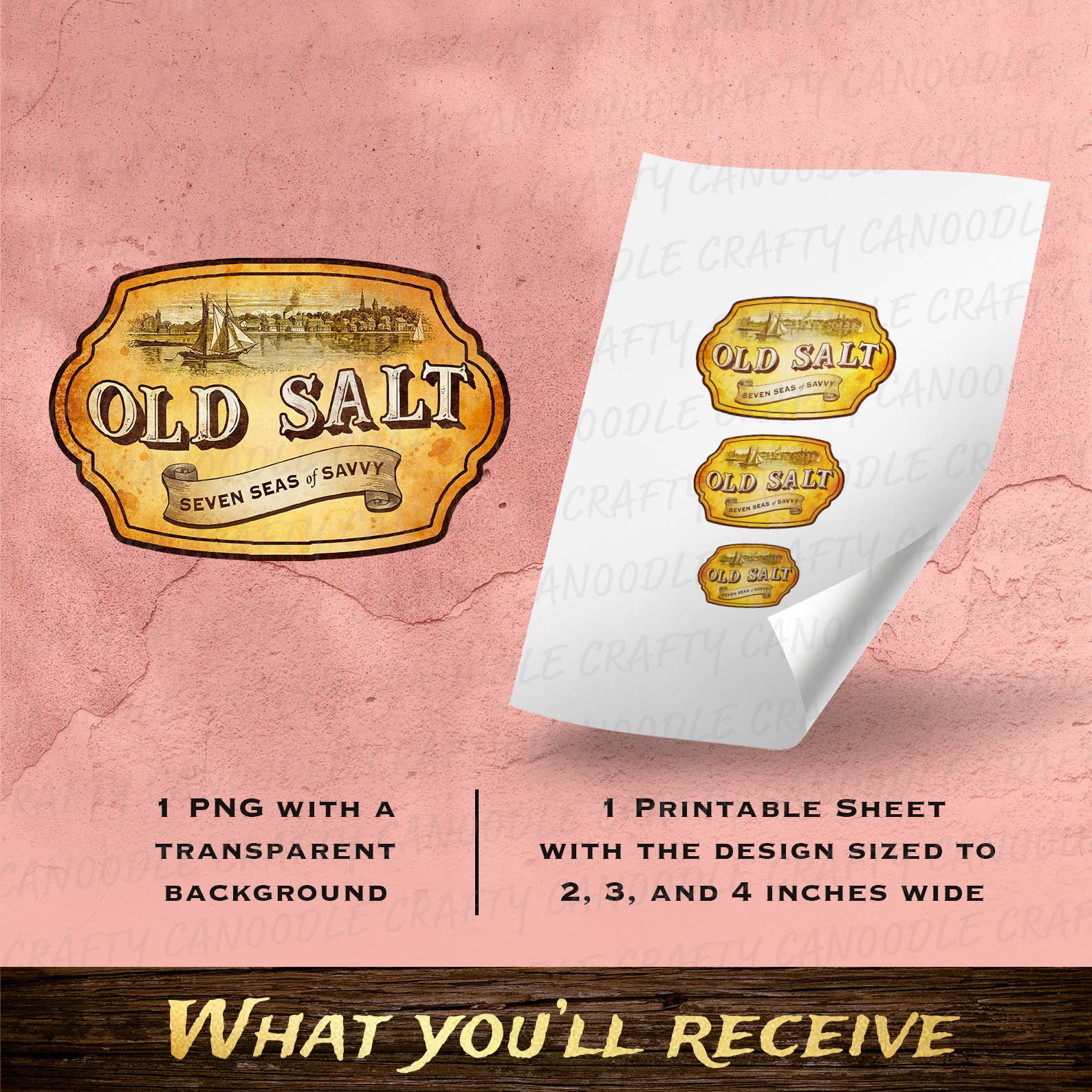 Pirate Label, Old Salt Vintage Label, Pirate Themed, Vintage Printable ...