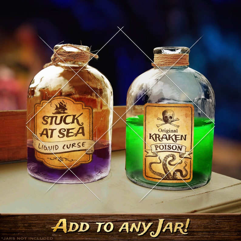 Pirate Themed, Pirate Labels, Vintage Printable Labels, Handmade Labels ...