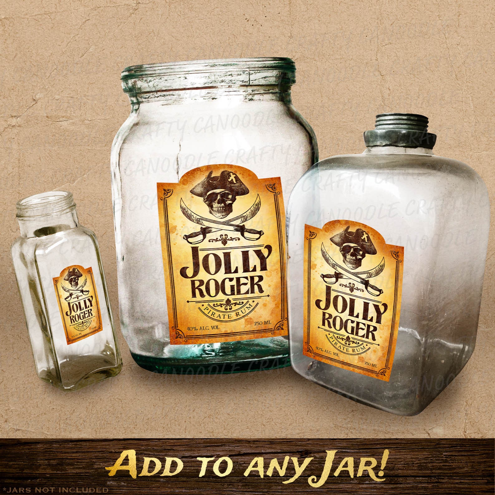 Pirate Label, Jolly Roger, Vintage Rum Label, Pirate Themed, Vintage ...
