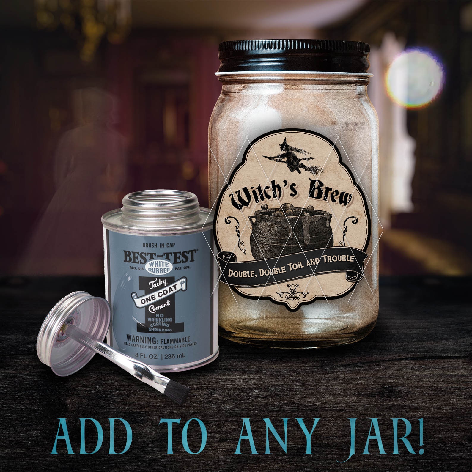 Witch's Brew Potion Label, Halloween Label, Witch Label, Vintage Label ...