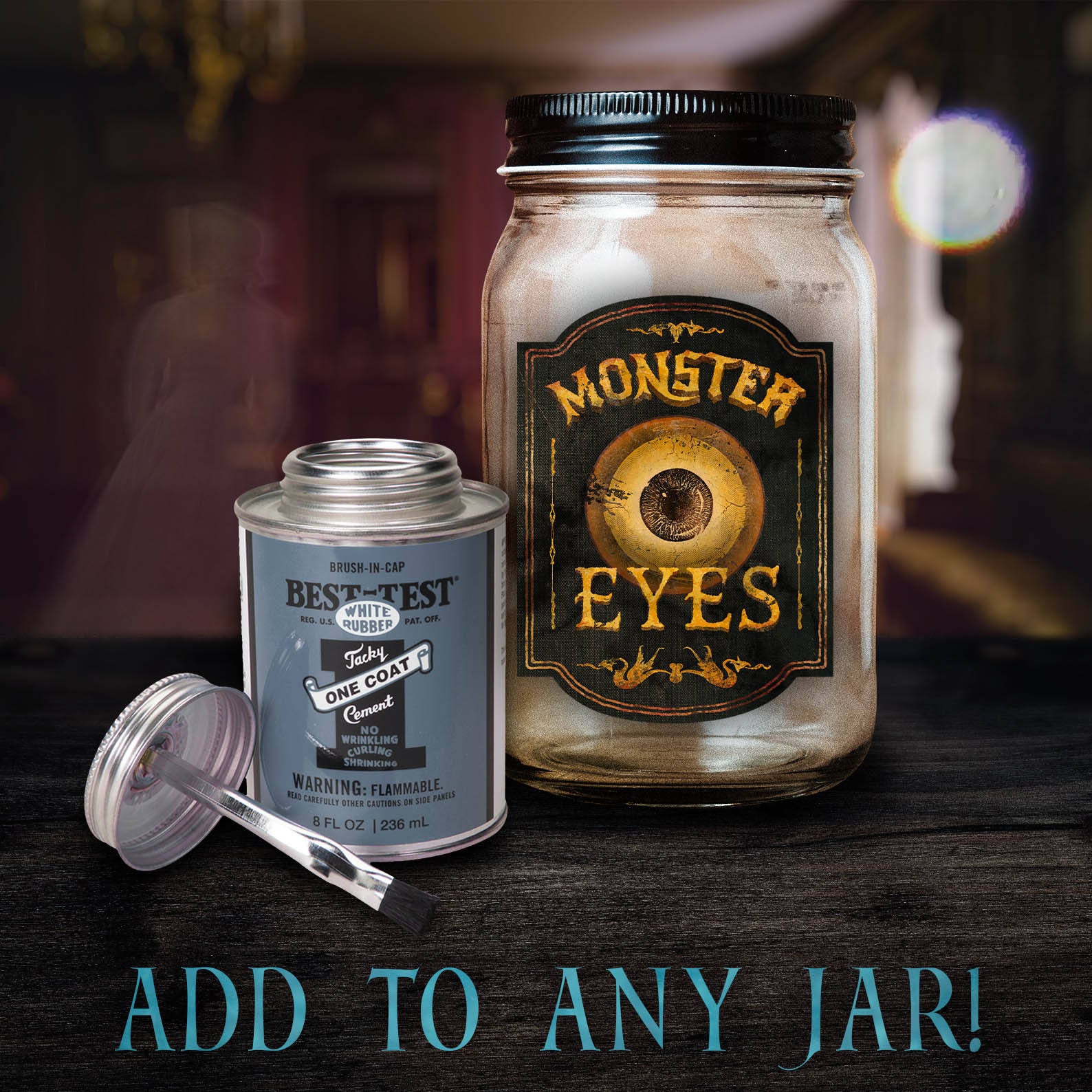 Monster Eyes Halloween Label Eyeball Jar Label Halloween - Etsy