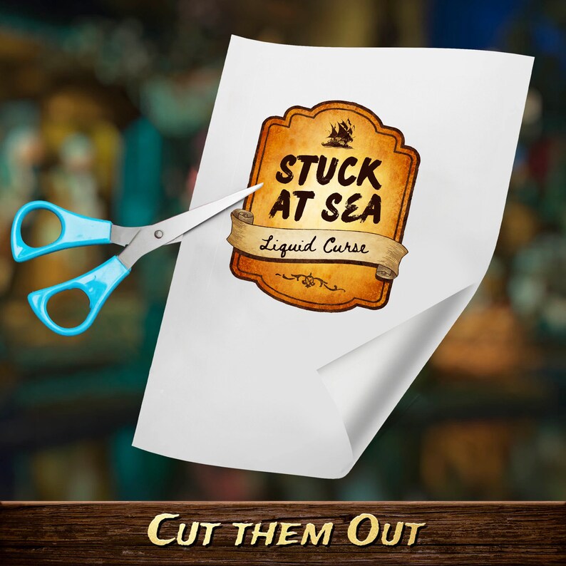 Customizable Pirate Label - Personalize This Pirate Decor With Your Own ...