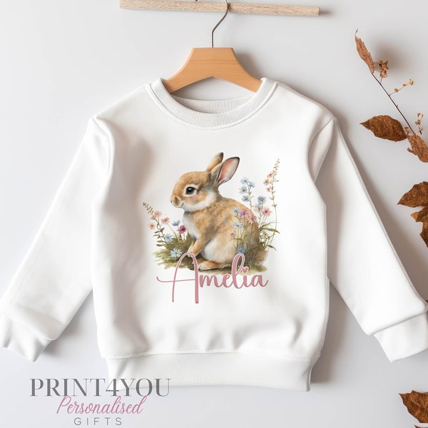 Personalised Rabbit Jumper - Etsy UK