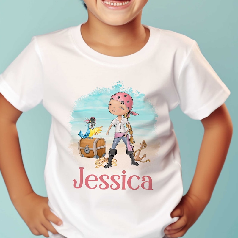 Girls Pirate Shirt - Etsy