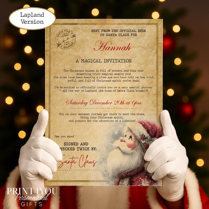 Lapland Tickets Kids - Etsy