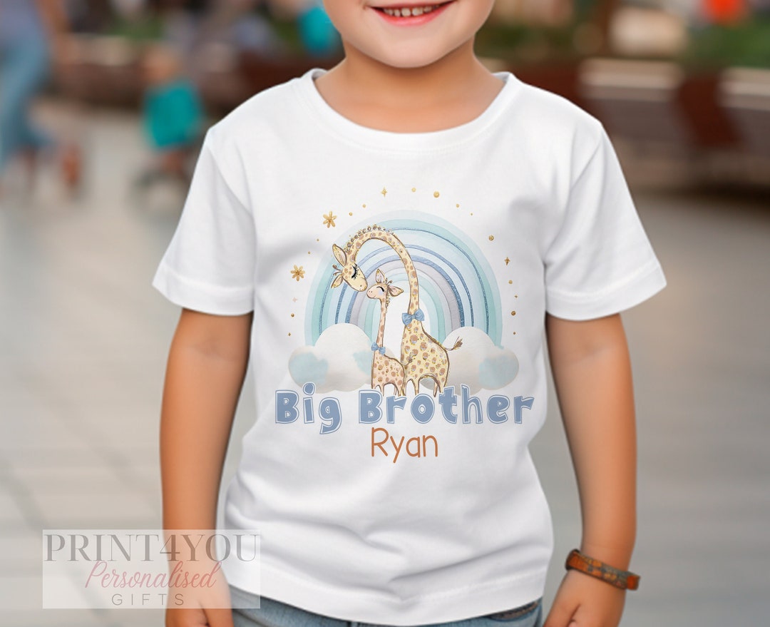 Promoted to Big Brother, Little Brother Personalised Cotton T-shirt ...