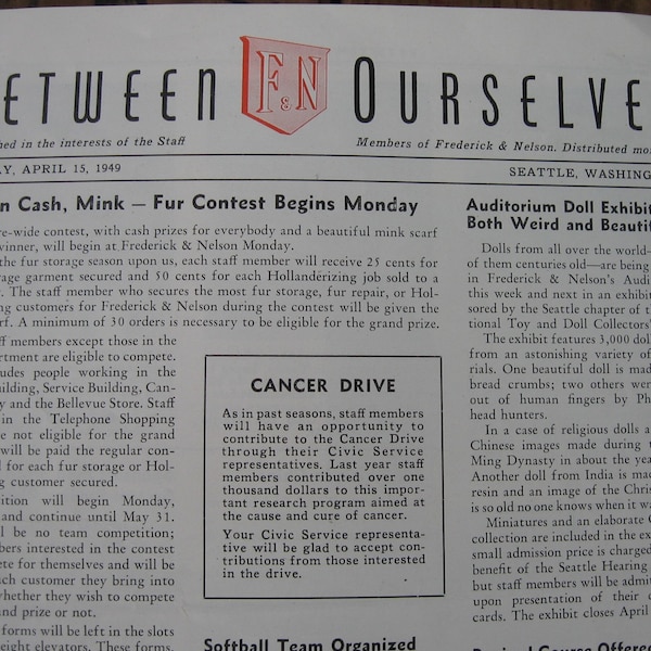 Frederick and Nelson - Etsy