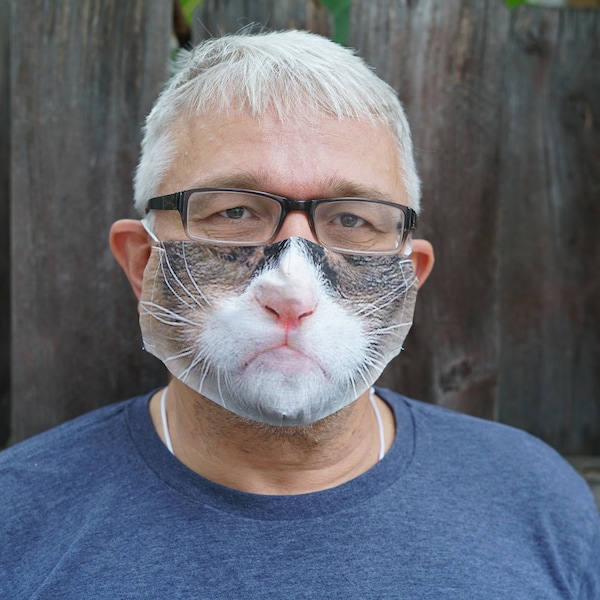 Grumpy Cat Mask - Etsy