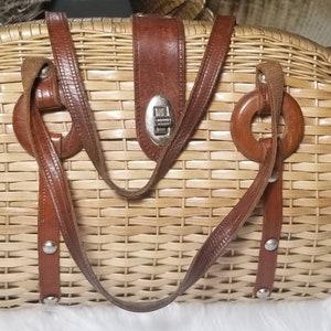 Vintage 1950s Handmade in British Hong Kong Cane Purse - Etsy